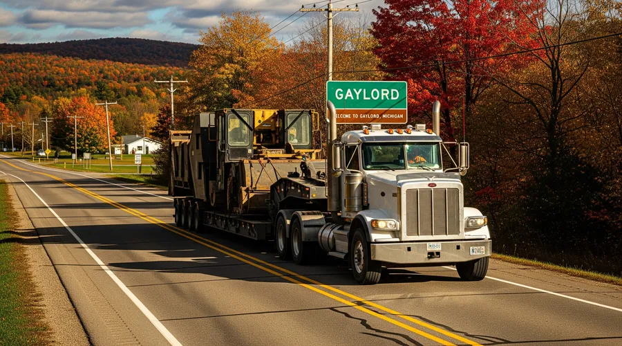 Gaylord Michigan Heavy Haul Trucking - Freedom Heavy Haul